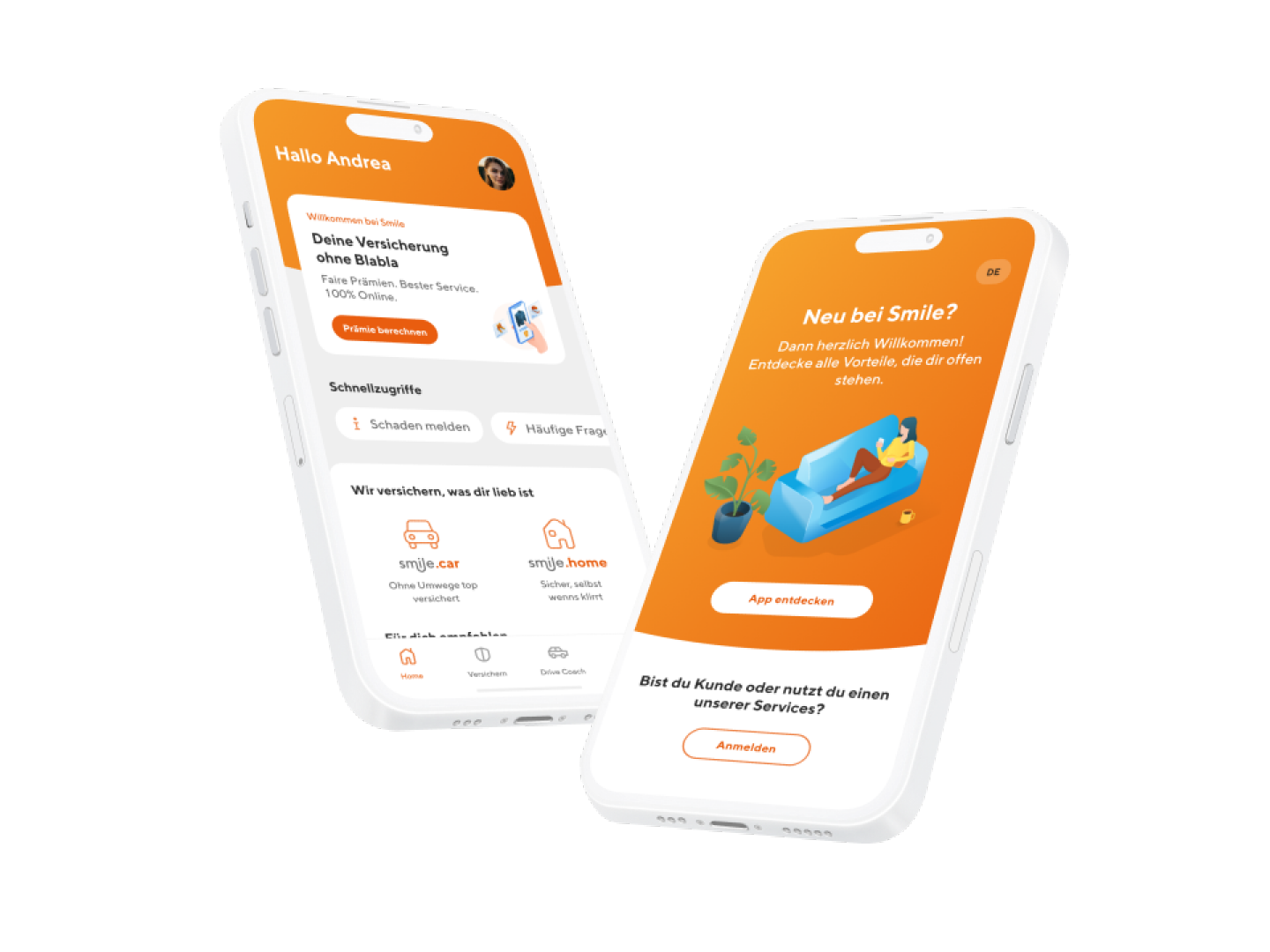 Die Versicherungs-App von Smile 🙂 | Smile
