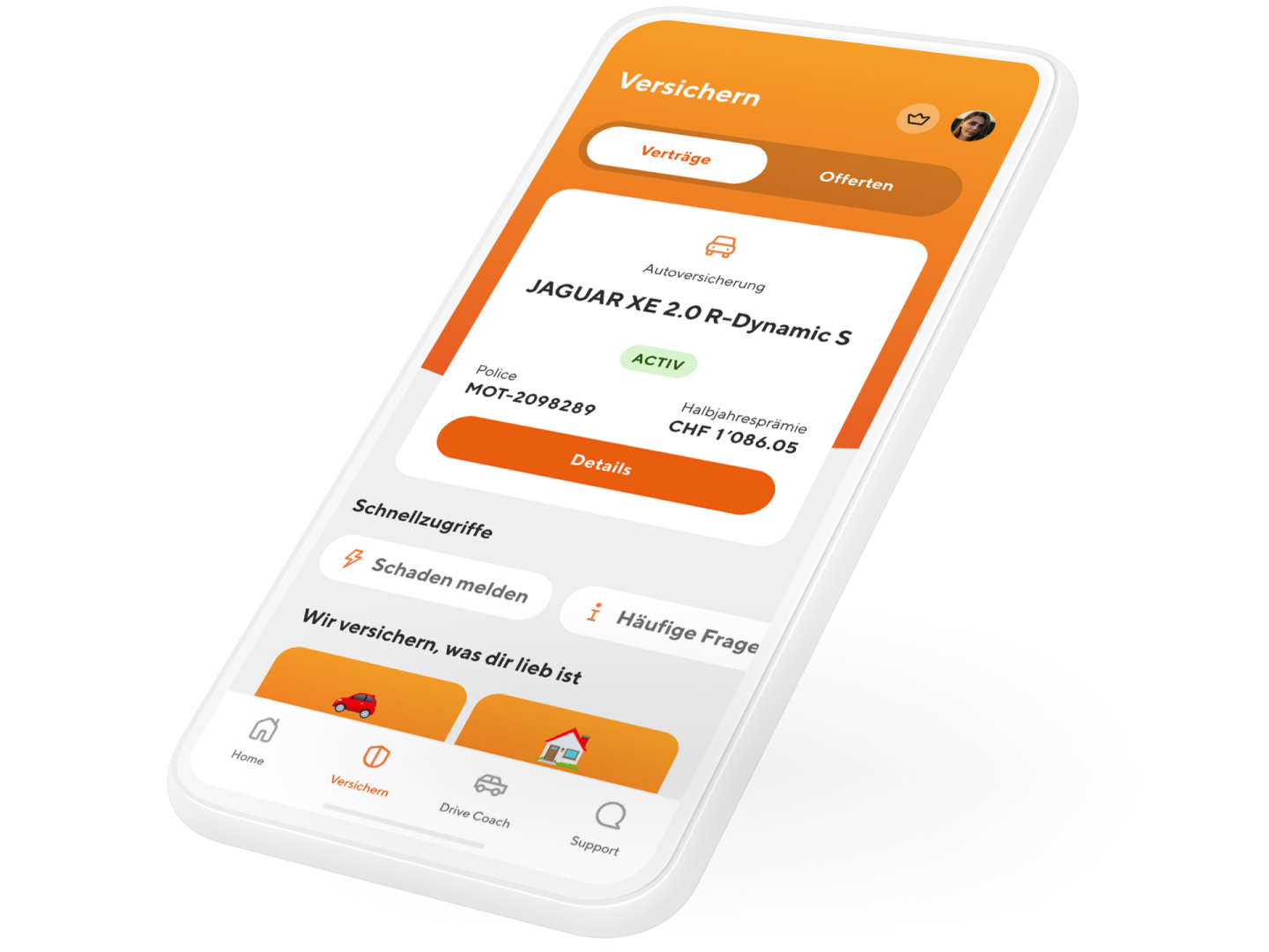 Smile App Smile Versicherung